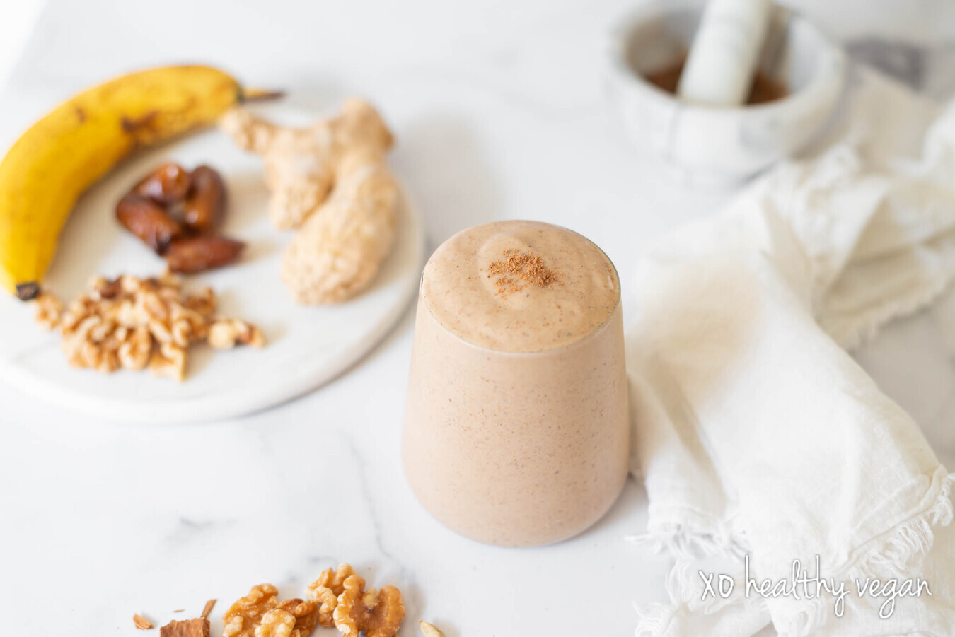 Vegan Banana Chai Milkshake :: Healthy Vegan with Colleen Holland